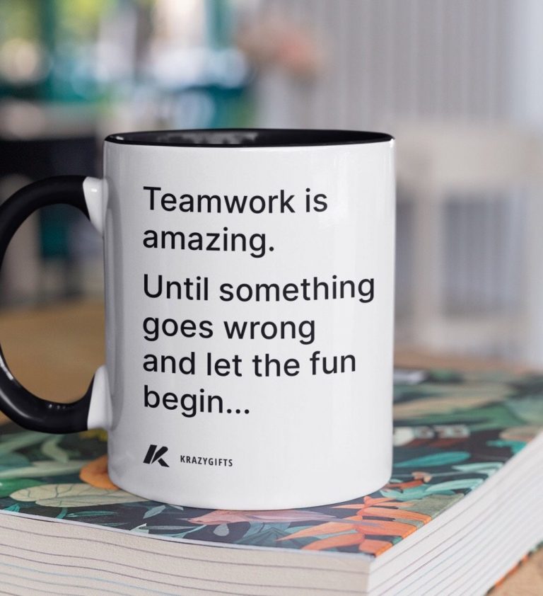 Teamwork Coffee Mug - Krazy Gifts